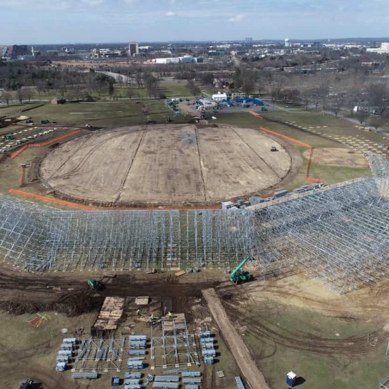 How was Nassau County Stadium Constructed in Just 5 Months?